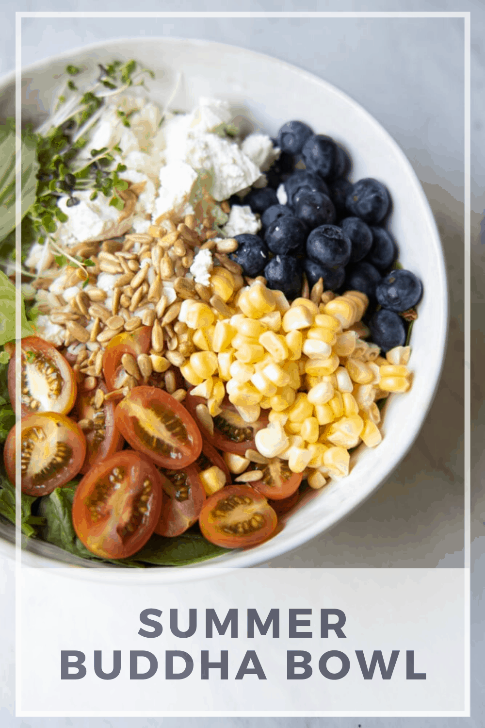 Summer Grain Bowl with Lemon Basil Vinaigrette - Fancy Without the Fuss