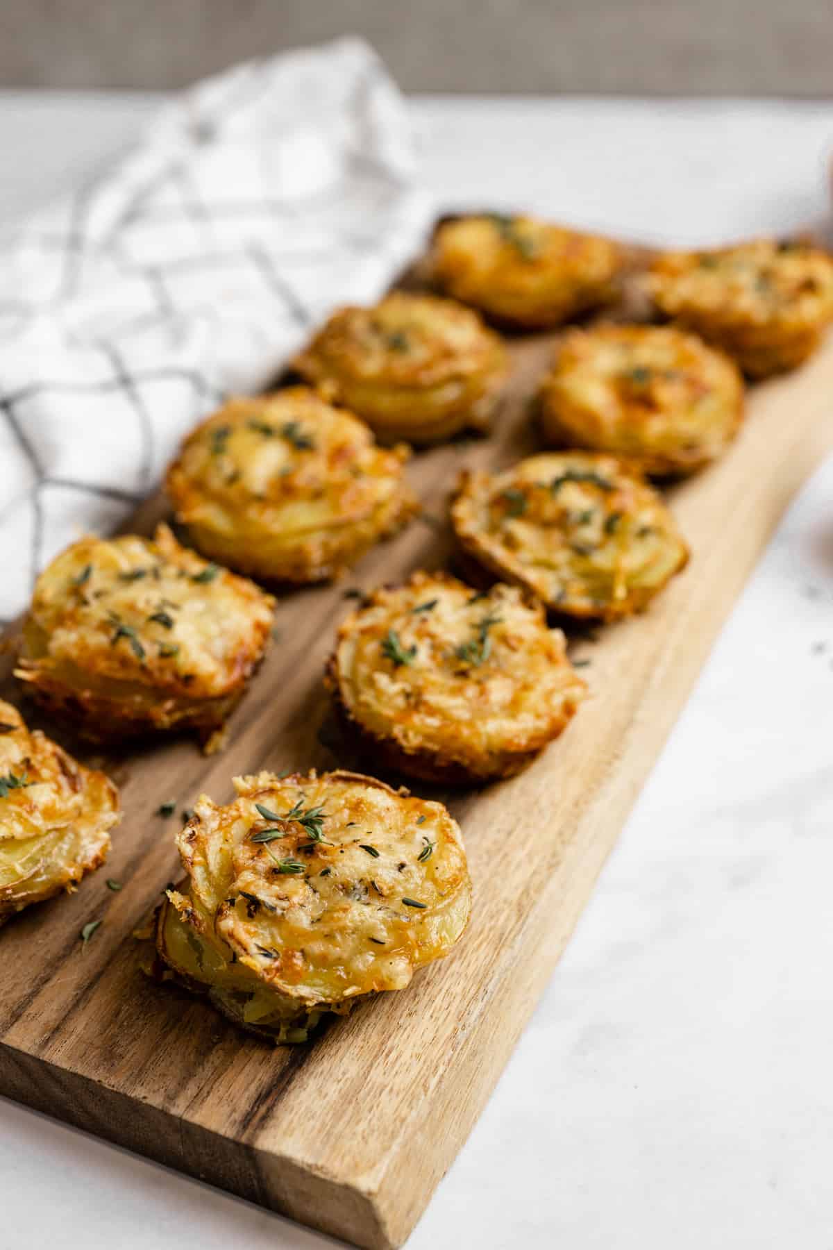 Gruyere and Thyme Potato Stacks - Fancy Without the Fuss
